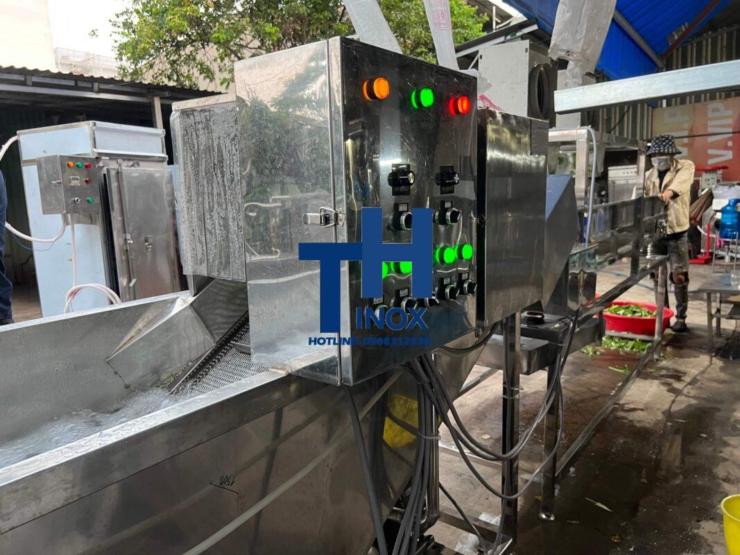Máy rửa rau công nghiệp sục khí ozone- Inox Thanh Hưng